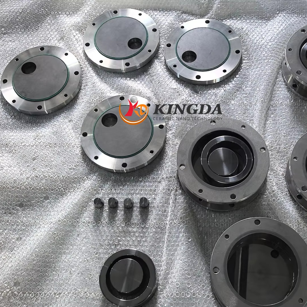 Retsch Grinding Jars 100ml Tungsten Carbide Ceramic Parts for disc mill